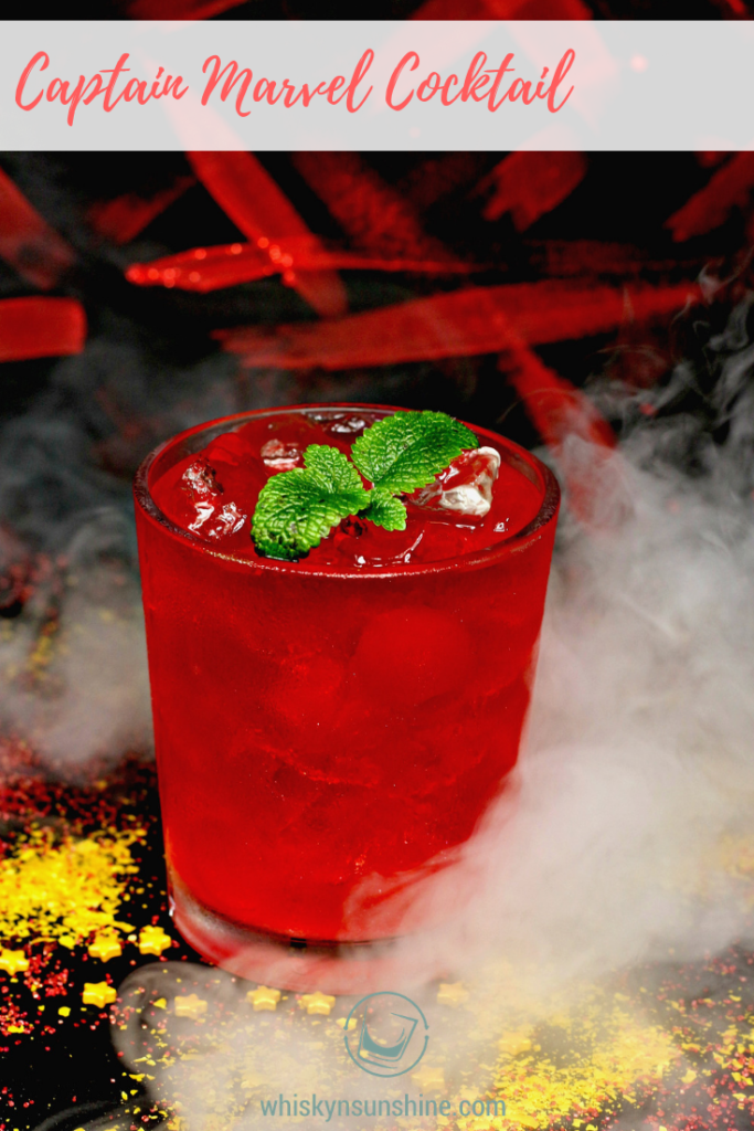 Captain Marvel Cocktail » Whisky + Sunshine