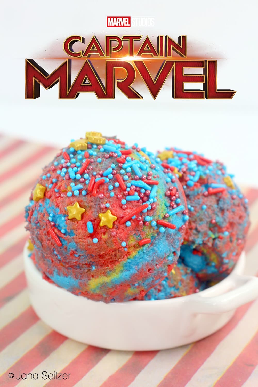Captain Marvel Edible Cookie Dough » Whisky + Sunshine
