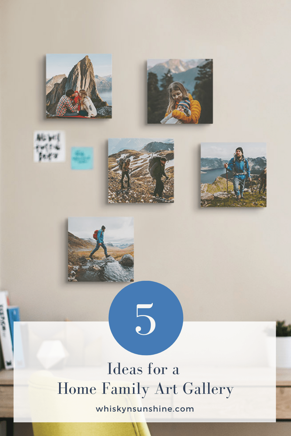 5 Ideas for a Home Family Art Gallery » Whisky + Sunshine
